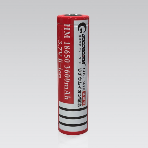 グッドグッズ 18650型充電池 LDC-361Aの通販｜現場市場