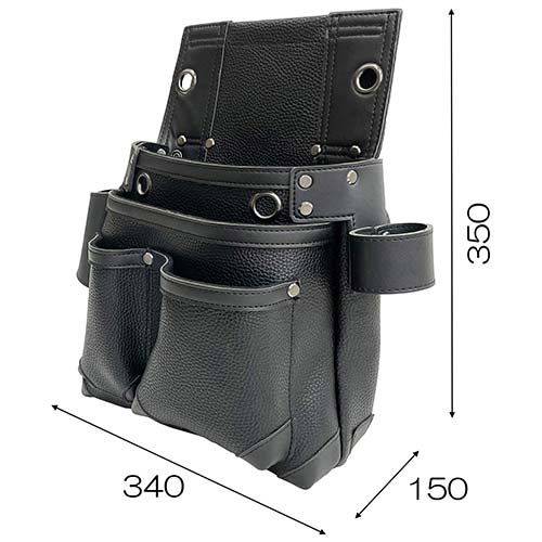 SK11 黒 釘袋 ホルダー付き SSL-NB-9の通販｜現場市場