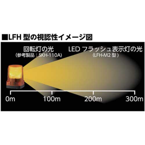 PATLITE LEDフラッシュ表字灯 LFH-24-Rの通販｜現場市場