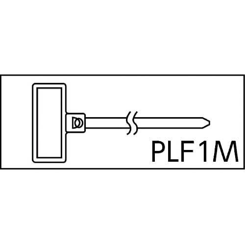 PANDUIT 旗型タイプナイロン結束バンド 難燃性白 (1000本入) PLF1M-M69の通販｜現場市場