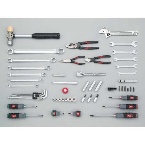 【廃番】KTC 工具セット(両開きメタルケースタイプ) SK3561Wの通販｜現場市場