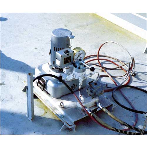 【廃番】RIKEN ポンプ式油圧ジャッキ 電動ポンプ 容量4.5L SMV-43(手動弁複動式) MP-4Cの通販｜現場市場