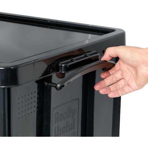 RUP コンテナ Really Useful Box 84L ブラック 84BLKの通販｜現場市場