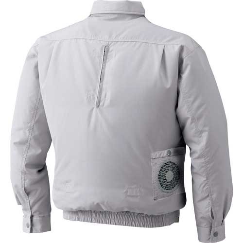 綿薄手フルハーネス仕様空調服 ウエアのみ シルバー L  KU9055FC06S3 1着 空調服 綿薄手フルハーネス仕様空調服 ウエアのみ シルバー L KU9055F