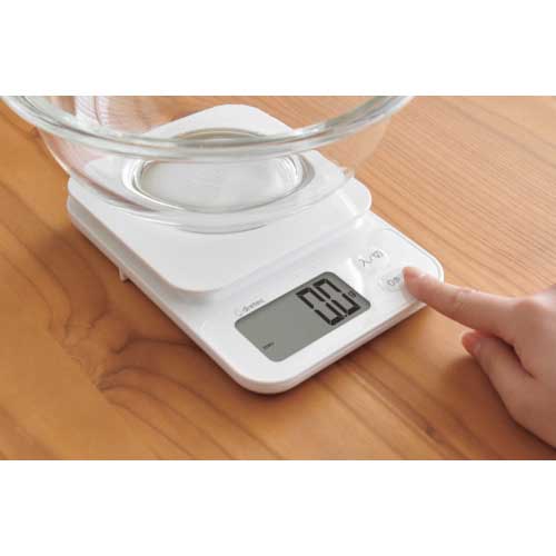 dretec デジタルスケール「ブランジェ」1kg ホワイト KS-629WTの通販｜現場市場