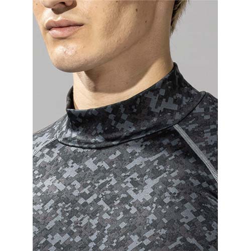 おたふく BT パワーストレッチ ハイネックシャツ JW-170-BL-LLの通販｜現場市場