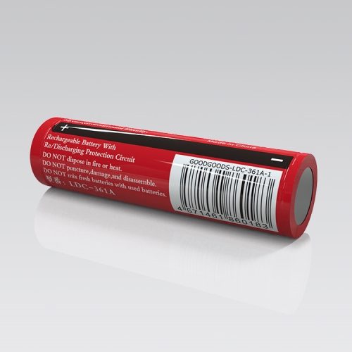 グッドグッズ 18650型充電池 LDC-361Aの通販｜現場市場