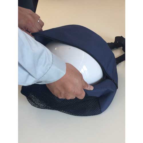 TRUSCO ヘルメットも入るボディバッグ ネイビー THHB-NVの通販｜現場市場