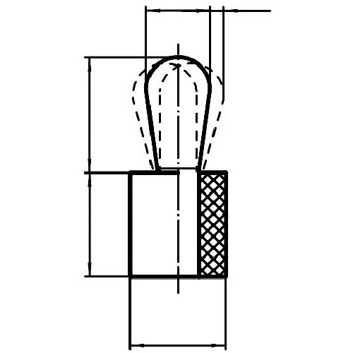 HALDER スティールばね付プレッシャー・ピン オネジ、プラ、シール無 22150.0380の通販｜現場市場