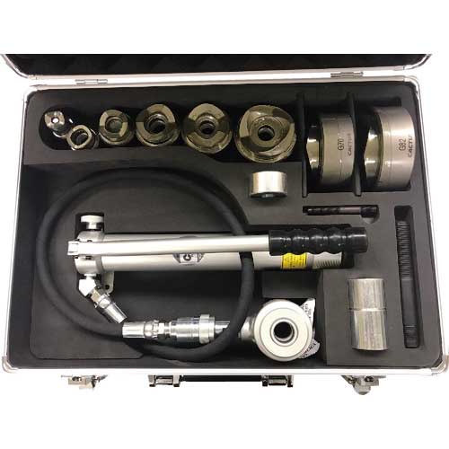 【廃番】カクタス ノックアウトパンチ厚鋼電線管用セット16～82 SKP-4G82の通販｜現場市場