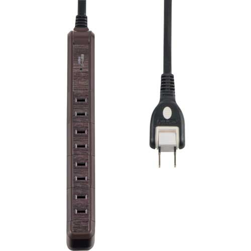 ELPA 耐雷スリム回転タップ 4個口 2M ウッド WBS-SL402SB(WD)の通販｜現場市場