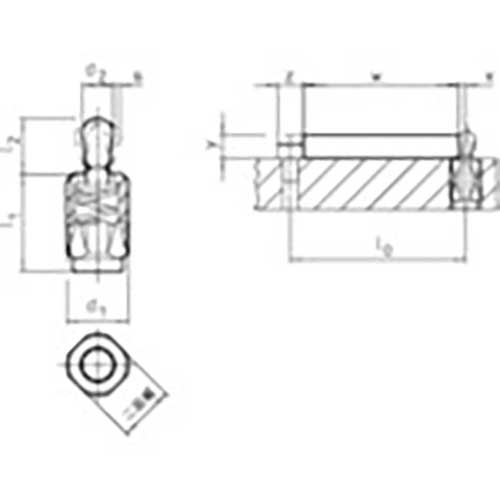 HALDER スティールばね付プレッシャー・ピン オネジ、プラ、シール無 22150.0380の通販｜現場市場