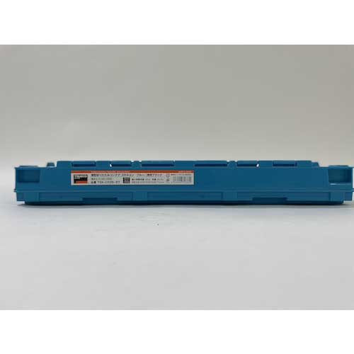 TRUSCO オリコン 薄型折りたたみコンテナ スケルコン 50L ロックフタ付 ブルー/透明ブラック ブルーツートン TSK-C50Bの通販｜現場市場