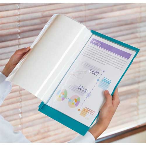 KING JIM 二つ折りクリア-ファイルコンパック A3二つ折り オレンジ 10ポケット 5896H-ORの通販｜現場市場