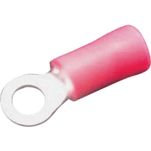 JST ビニル絶縁付丸型端子(F形) FV1.25-M4 100個入りの通販｜現場市場