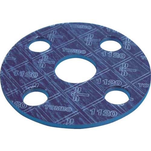 ニチアス ジョイントシートガスケット TOMBO NO.1120 全面 呼び径(A)：100 1120-10K-100A-1.5T-FFの通販｜現場市場