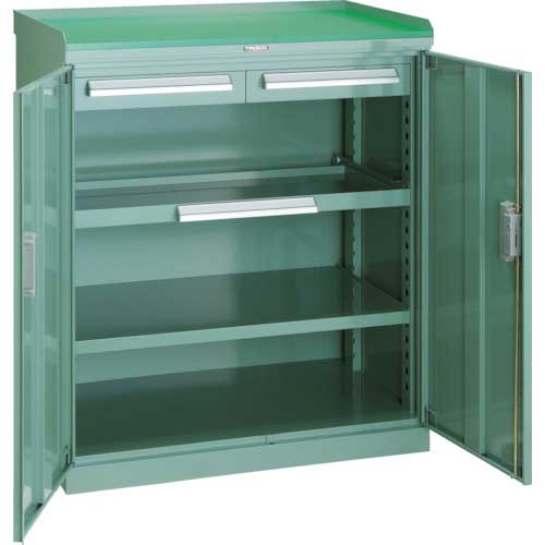 TRUSCO スライド工具キャビネット 881X551 コボレ止め天板付 DX-31の通販｜現場市場