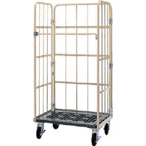 ワコーパレット 床板プラスチック製カゴ車 800x600x1700 WKP-8060の通販｜現場市場