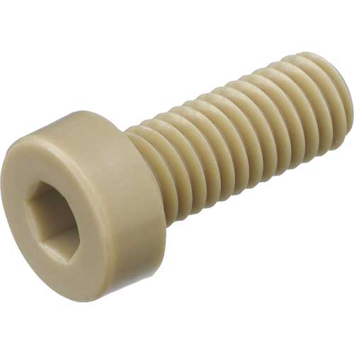 TRUSCO ポリエーテルエーテルケトン(PEEK)六角穴付低頭ボルト M4X10 50本 BPEEK-LCM4X10の通販｜現場市場