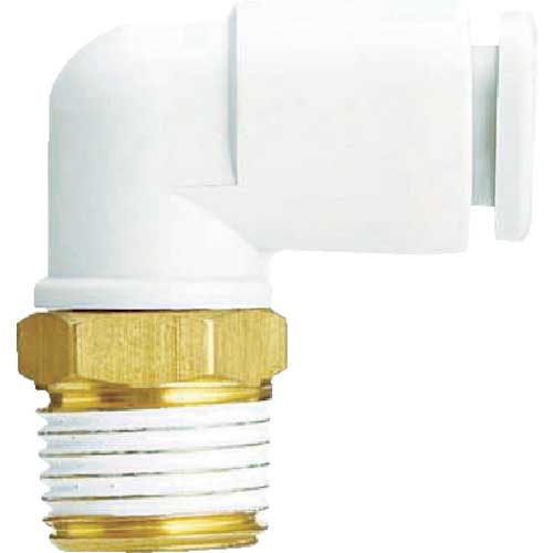 SMC ワンタッチミニ エルボユニオン 6mm・R1/8 KQ2L06-01NSの通販｜現場市場