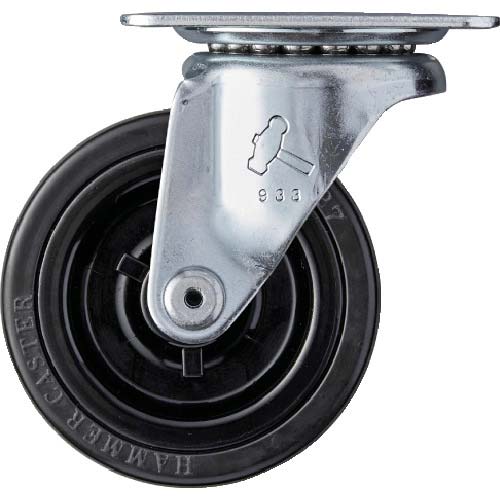 ハンマー 旋回式ゴム車輪 75mm 420G-R75の通販｜現場市場