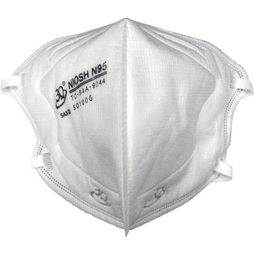竹虎 N-95マスク 立体型 SQ100G 1枚入×10包 076027の通販｜現場市場