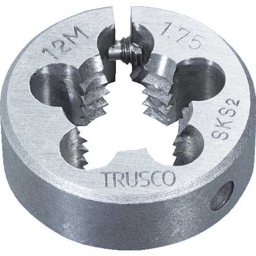TRUSCO 丸ダイス 細目 75径 M42X3.0(SKS) T75D-42X3.0の通販｜現場市場