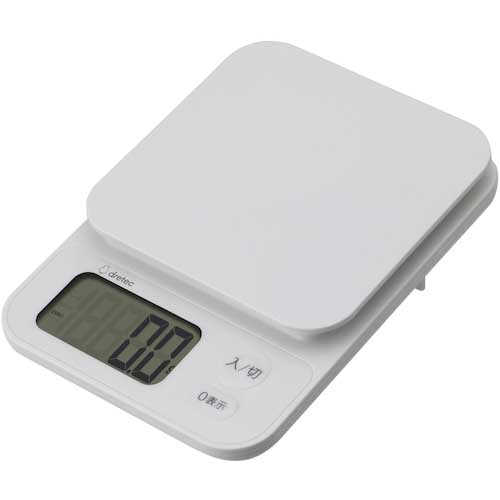 dretec デジタルスケール「ブランジェ」1kg ホワイト KS-629WTの通販｜現場市場