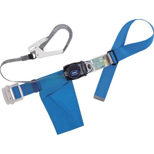 藤井電工 ツヨロン 胴ベルト型墜落制止用器具(巻取タイプ)ロック機構なし リトライト 青 Lサイズ 幅50MM×長さ1400MM TB-RL-593-BL4-L-BPの通販｜現場市場