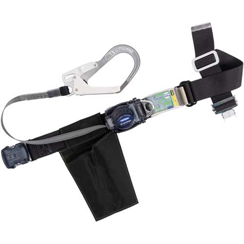 藤井電工 ツヨロン 胴ベルト型墜落制止用器具(巻取タイプ)ロック機構なし リトライト 黒 Lサイズ 幅50MM×長さ1400MM ワンタッチバックル仕様 TB-RL-OT593-BLK-L ...