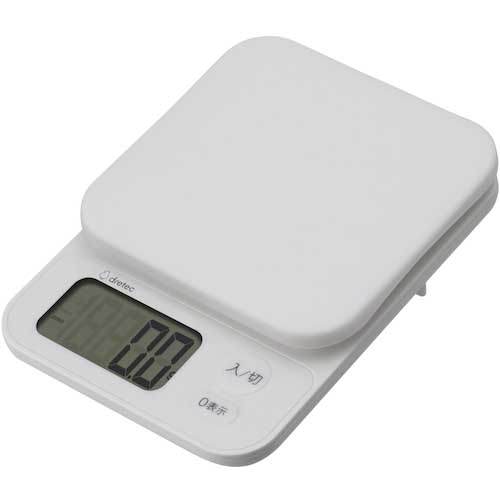 dretec デジタルスケール「ブランジェ」2kg ホワイト KS-729WTの通販｜現場市場